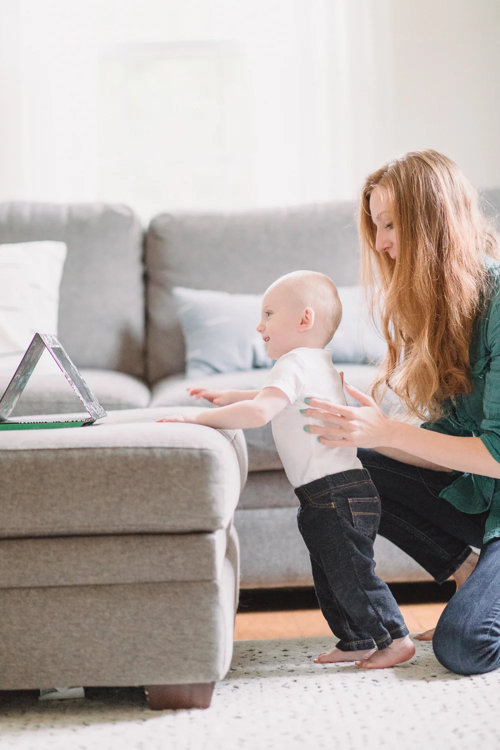 How to Encourage Your Baby to Take Their First Steps — Sprout + Thrive