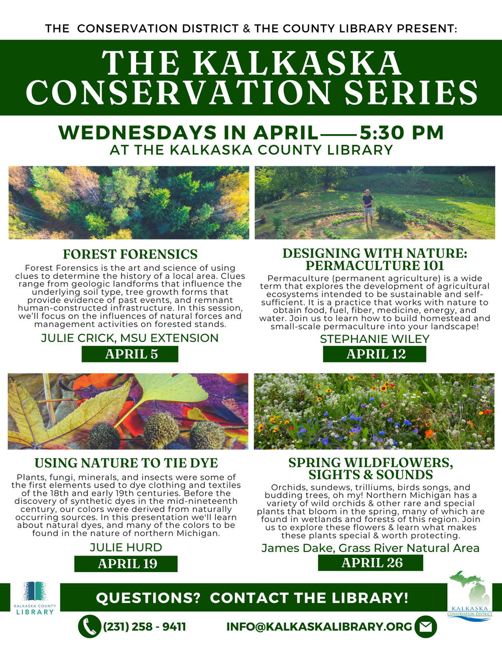 Conservation Series Returns with Firest Forensics — Kalkaska ...