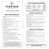 Menu — Fern Bar Events