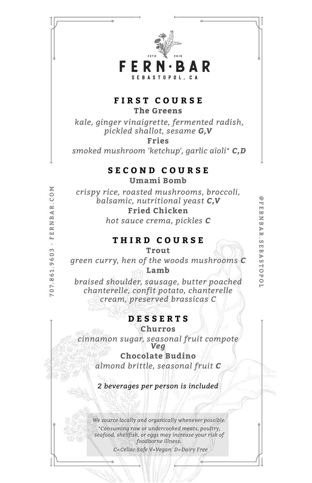 Special Events — Fern Bar Events