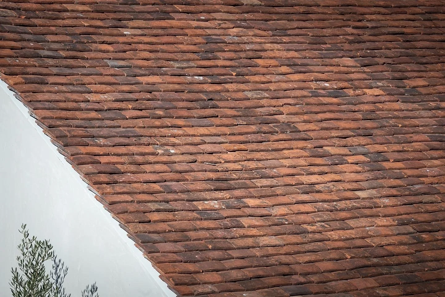 Flat Clay Tile Roof