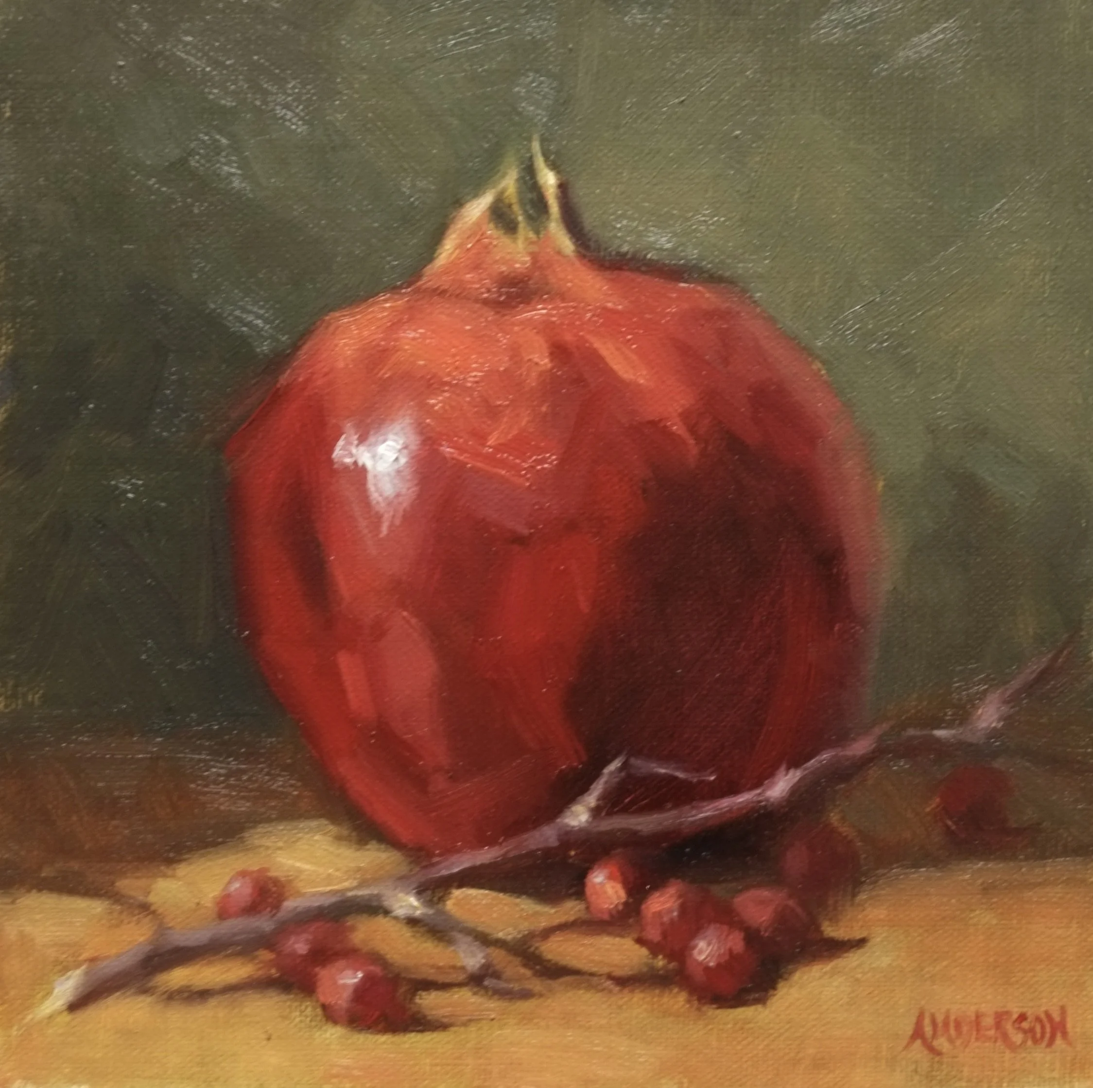 Red Exhibit — Framed Image