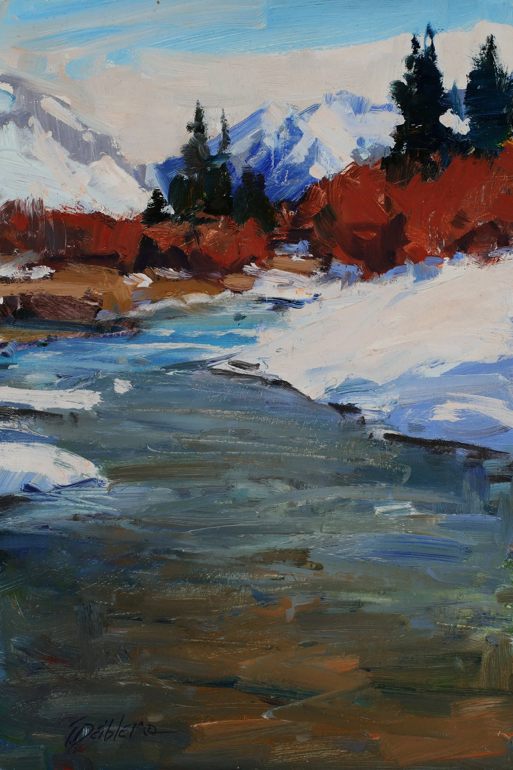 Red Exhibit — Framed Image