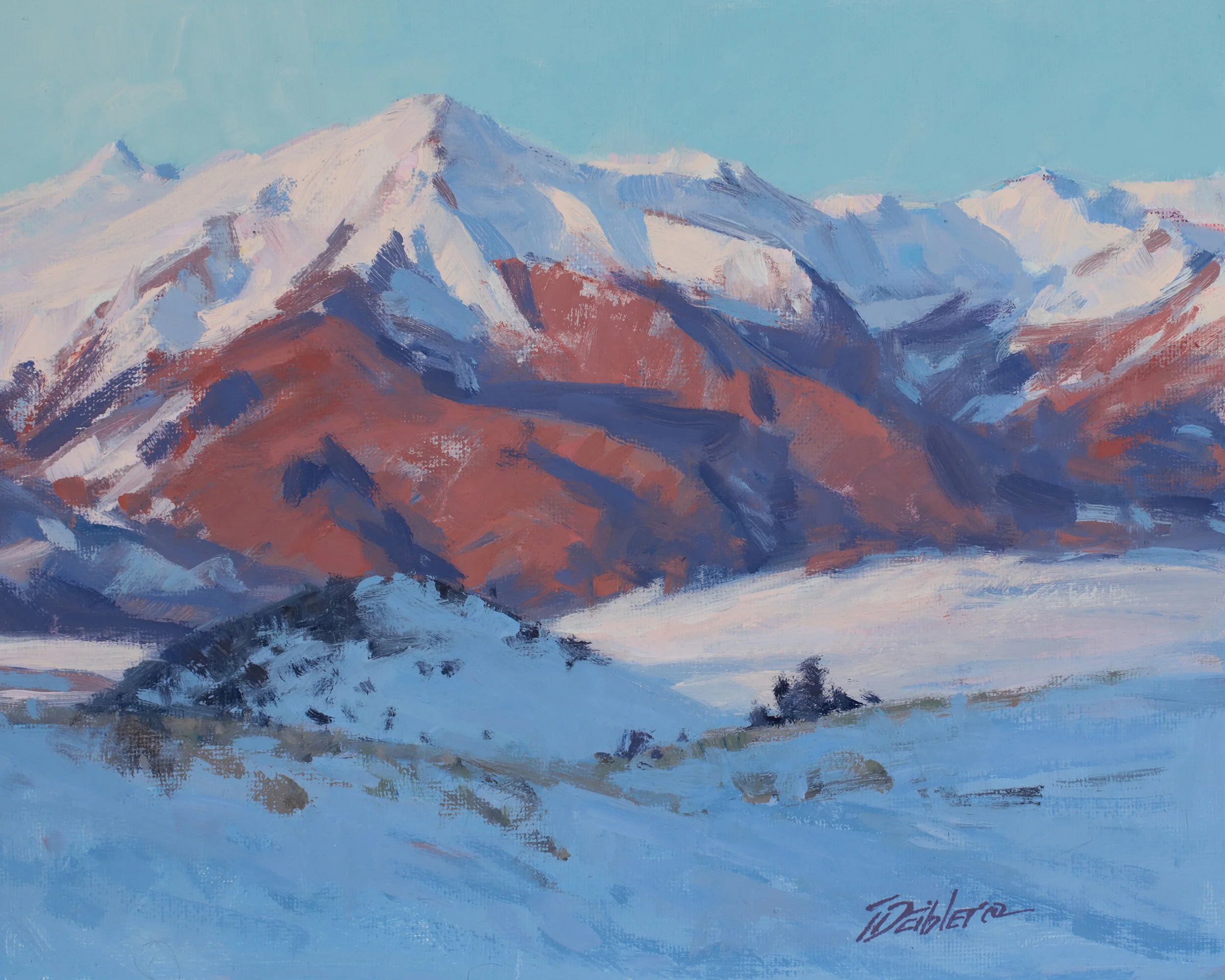 Red Exhibit — Framed Image