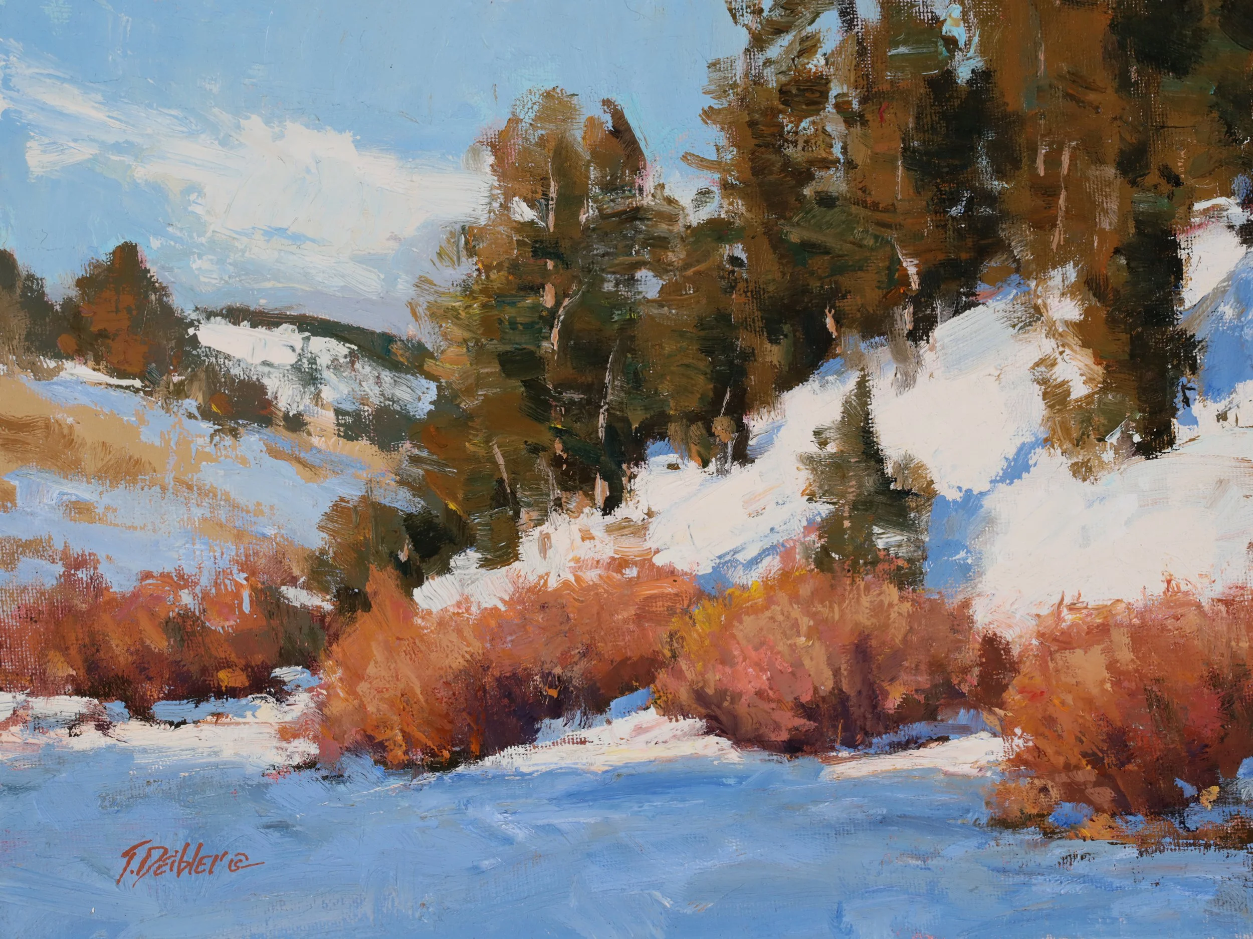 Red Exhibit — Framed Image