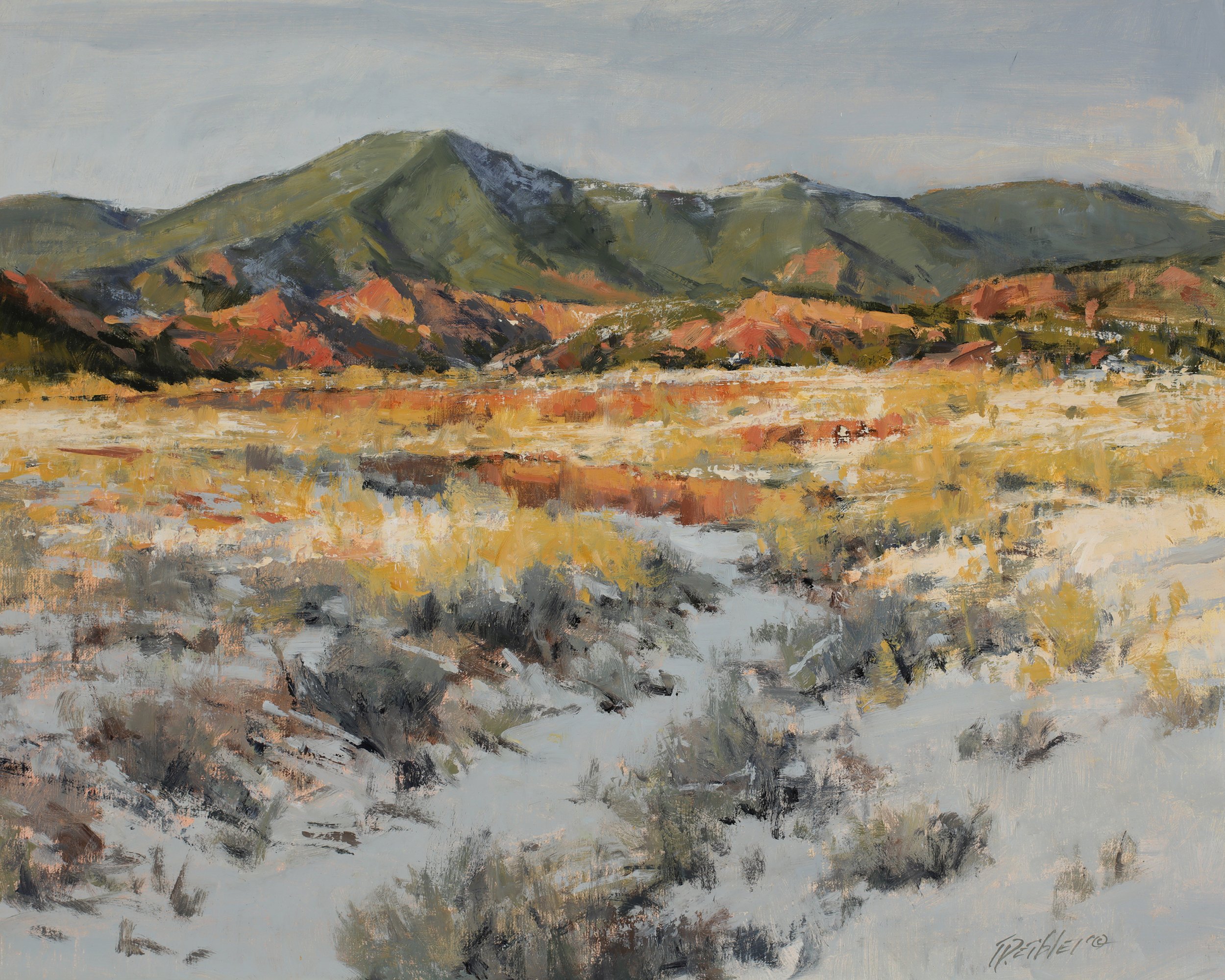 Red Exhibit — Framed Image