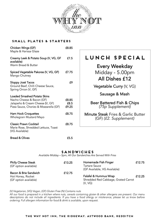 The Why Not Inn, Redditch