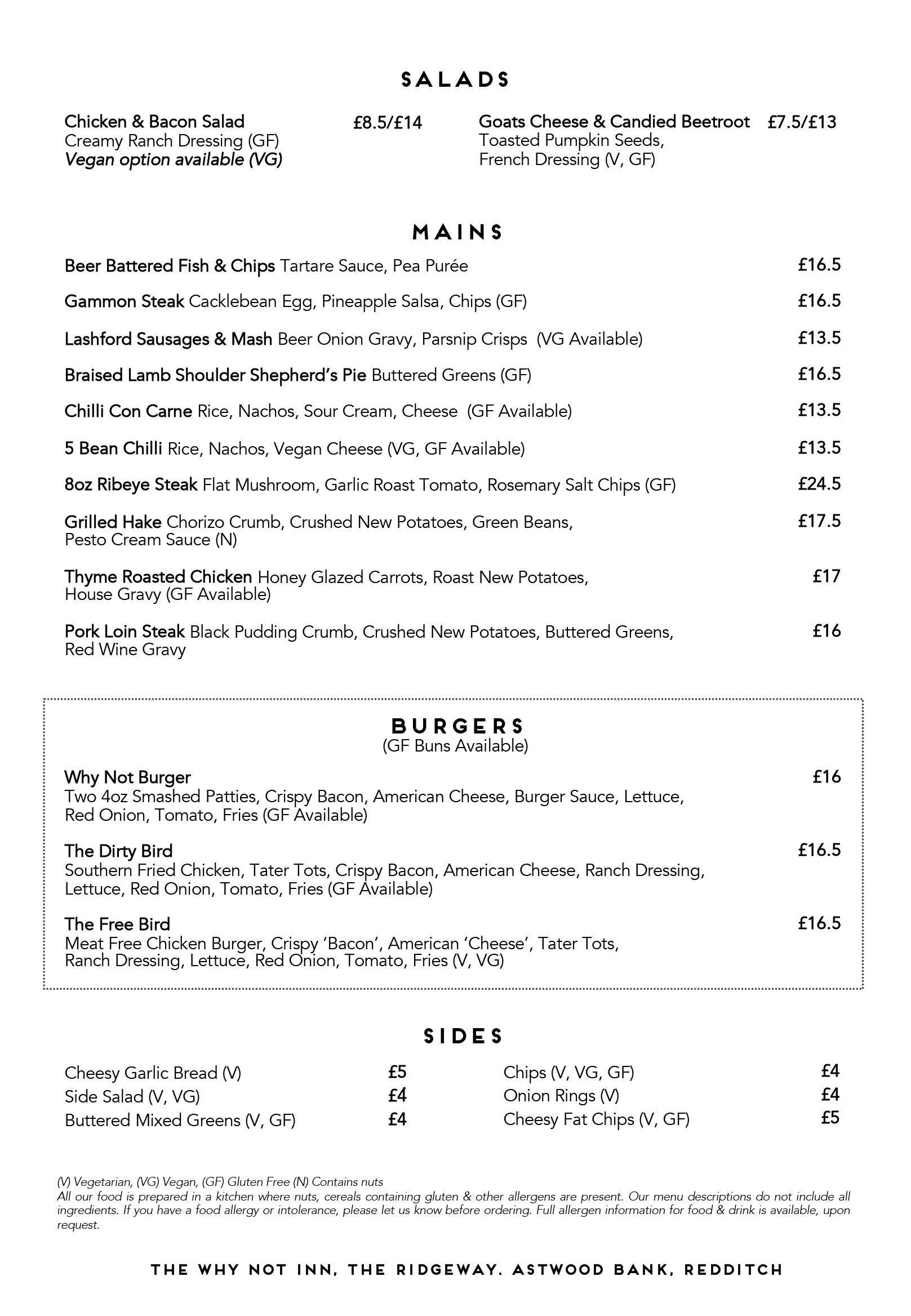 The Why Not Inn, Redditch