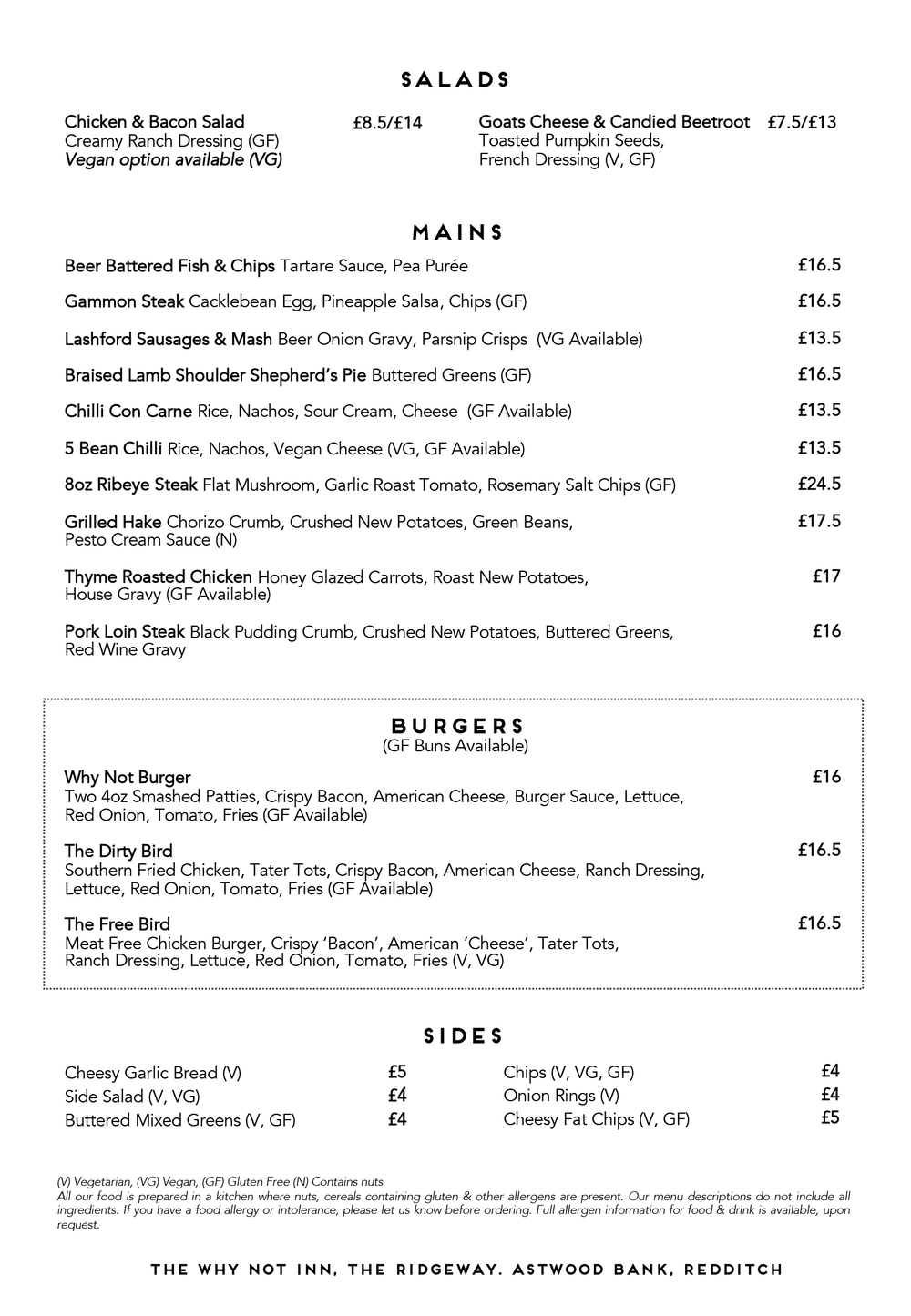 The Why Not Inn, Redditch