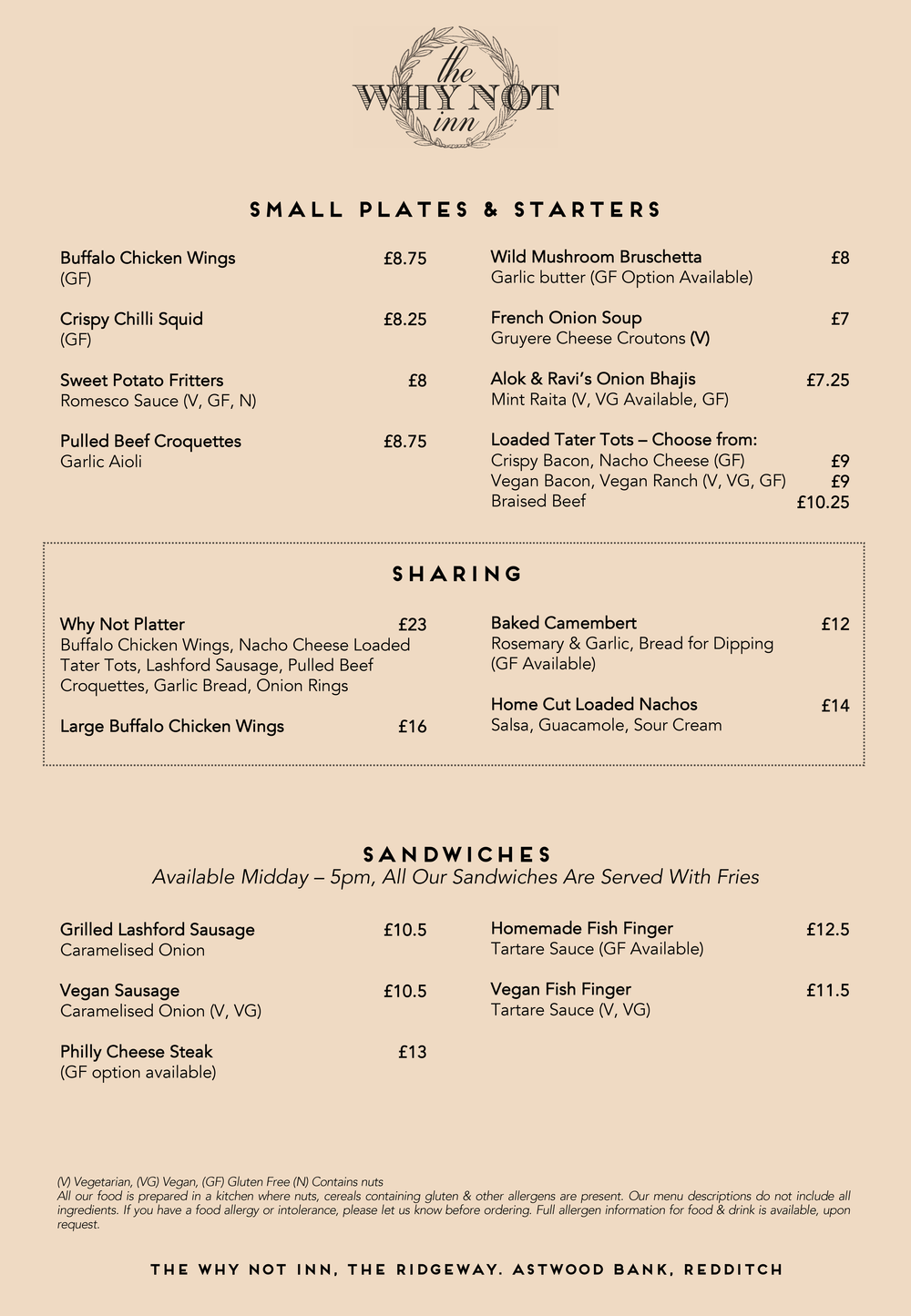 The Why Not Inn, Redditch