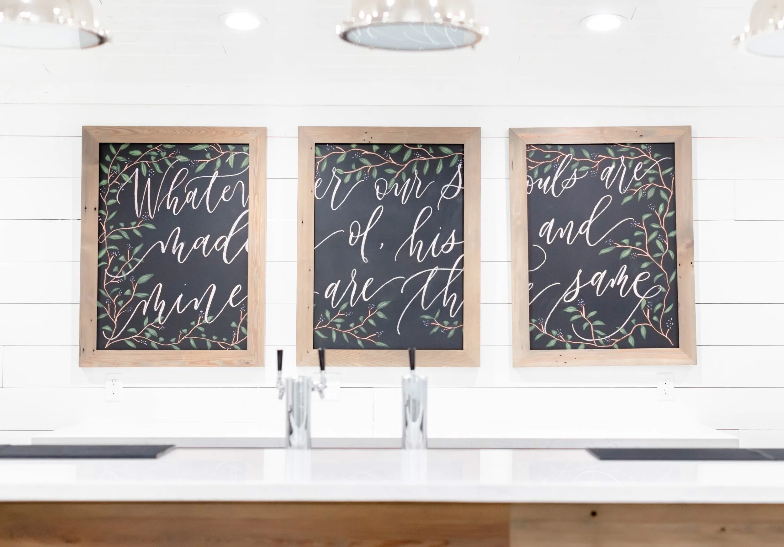 Yellow Rose Calligraphy