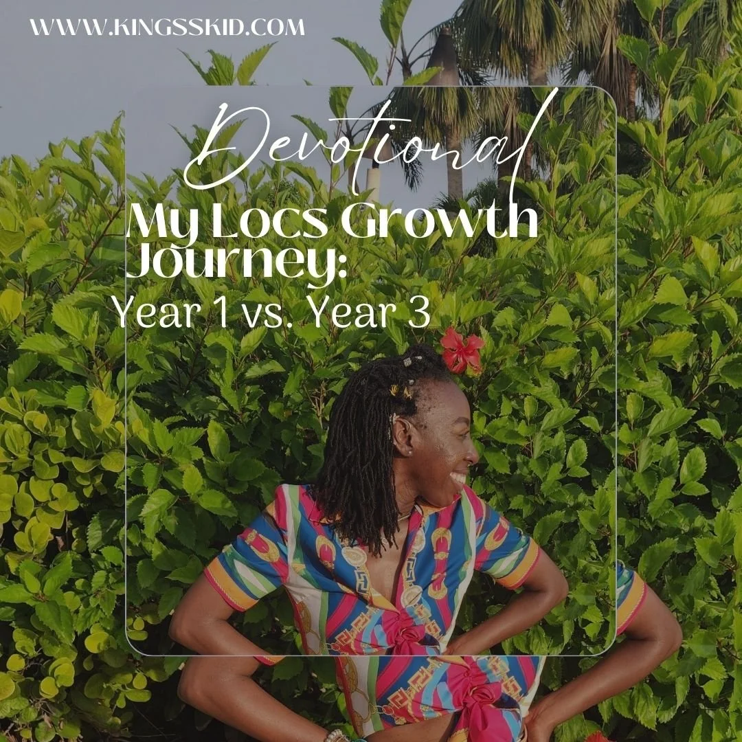 My Locs Growth Journey: Year 1 vs. Year 3 — The CROWNED LIFE