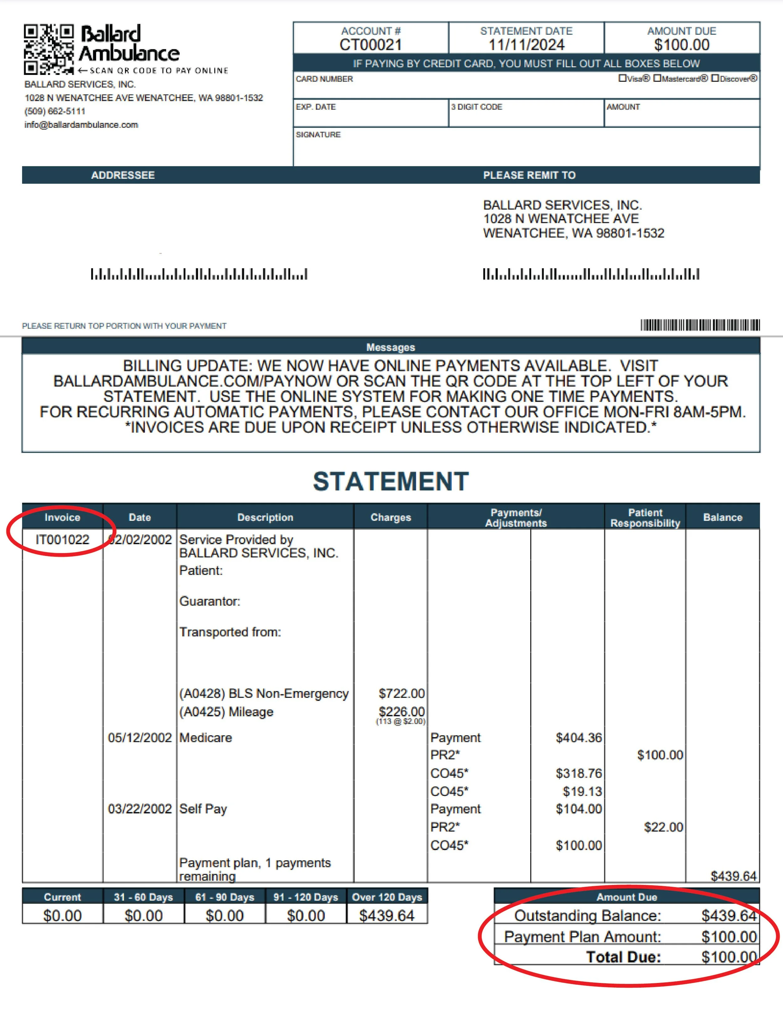 Pay Now — Ballard Ambulance