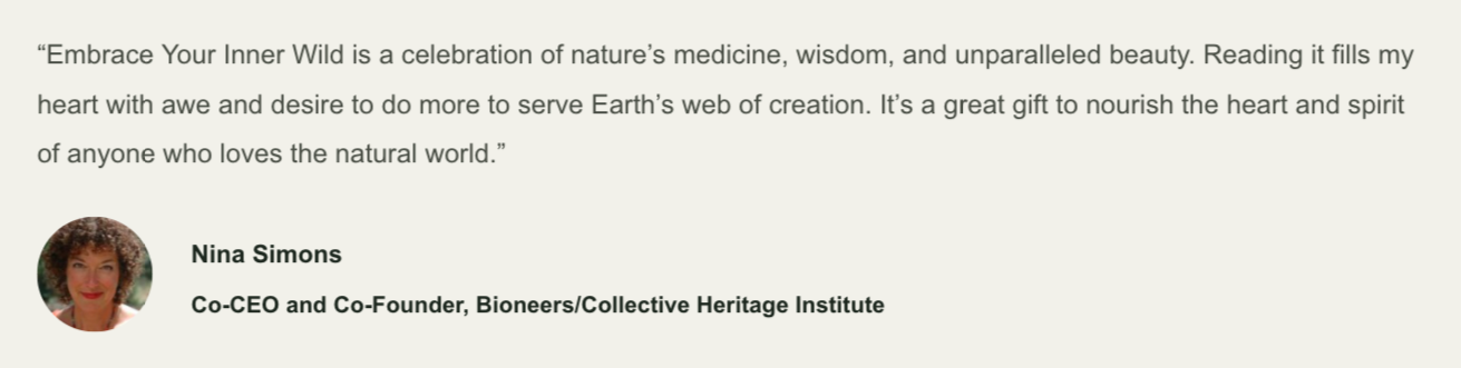 Embrace Your Inner Wild | A deeper connection to nature — Mary Reynolds ...