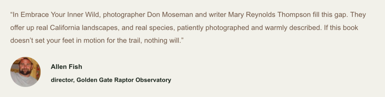 Embrace Your Inner Wild | A deeper connection to nature — Mary Reynolds ...