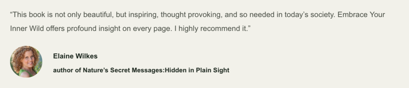 Embrace Your Inner Wild | A deeper connection to nature — Mary Reynolds ...