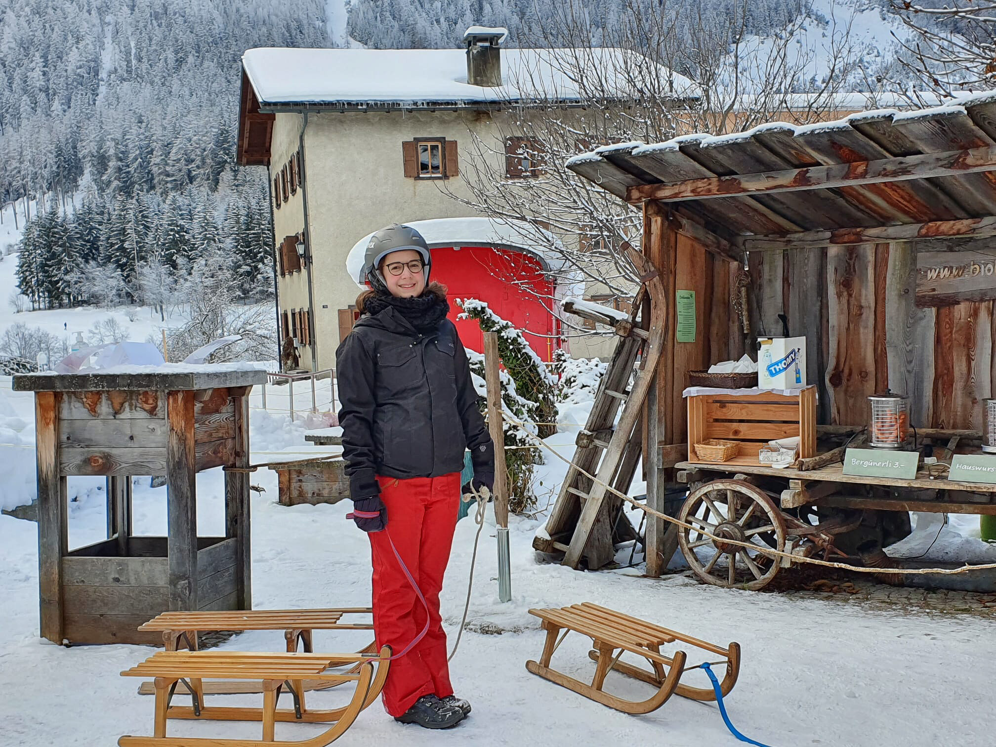 Sledding in Winterwonderland - Schlitteln in Bergün — The Susslife