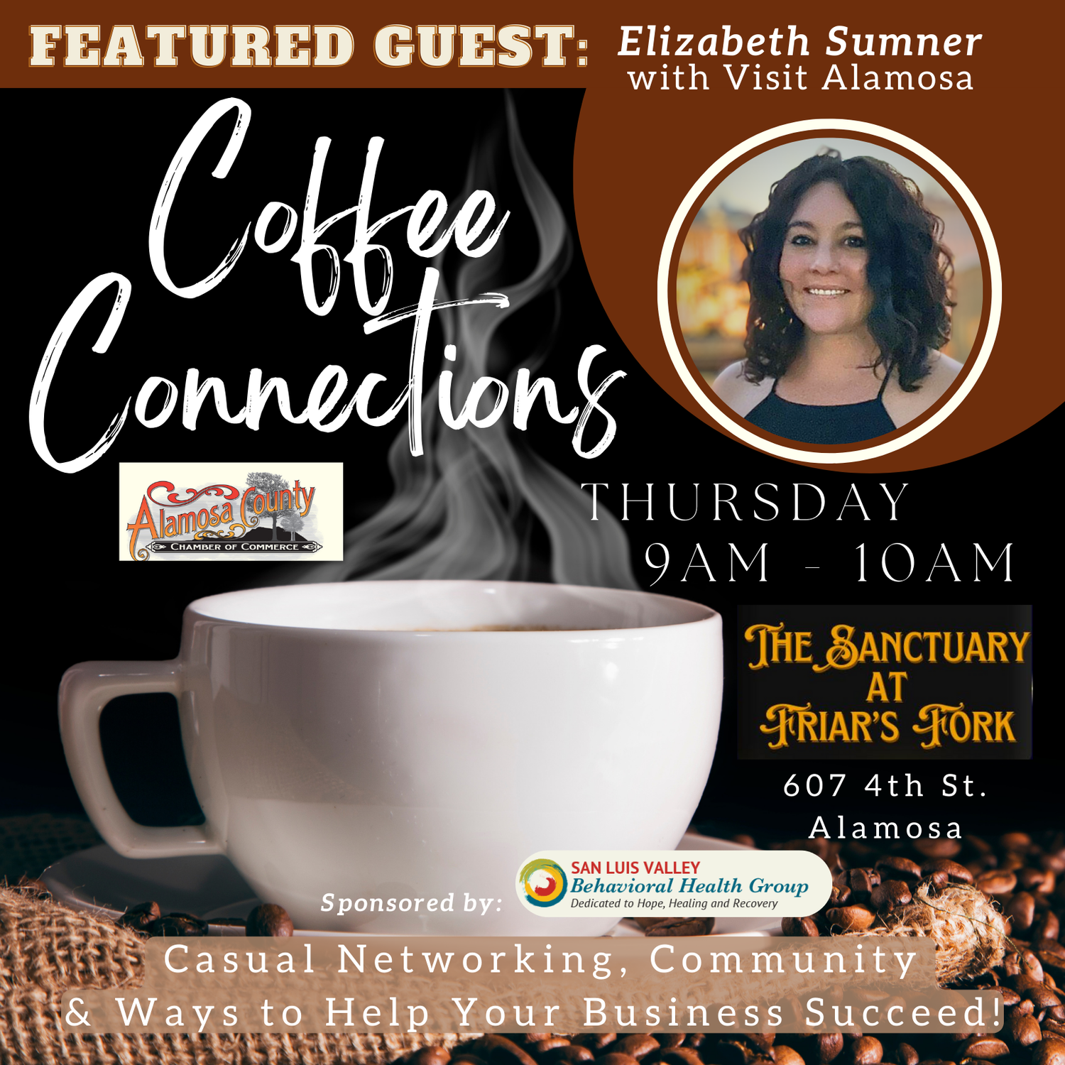 Coffee Connections with Guest Speaker, Elizabeth Sumner — Alamosa ...