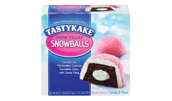 Creme Filled Snowballs — Tastykake