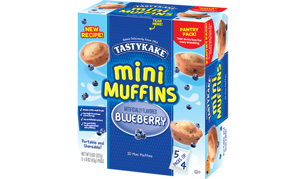 Blueberry Mini Muffins — Tastykake