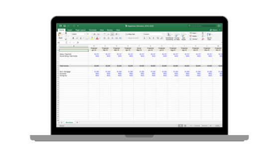 Budgeting Spreadsheet The Fiscal Femme Budgeting Spreadsheet The Fiscal Femme