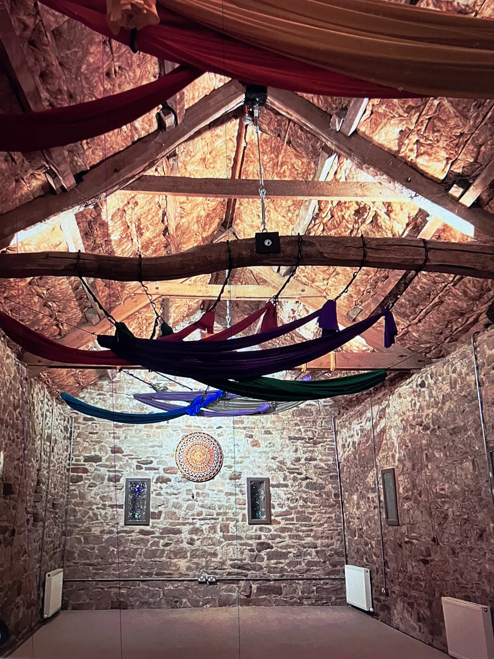 The Loft space for yoga, aerial yoga, pliates, sound therapy, workshops ...