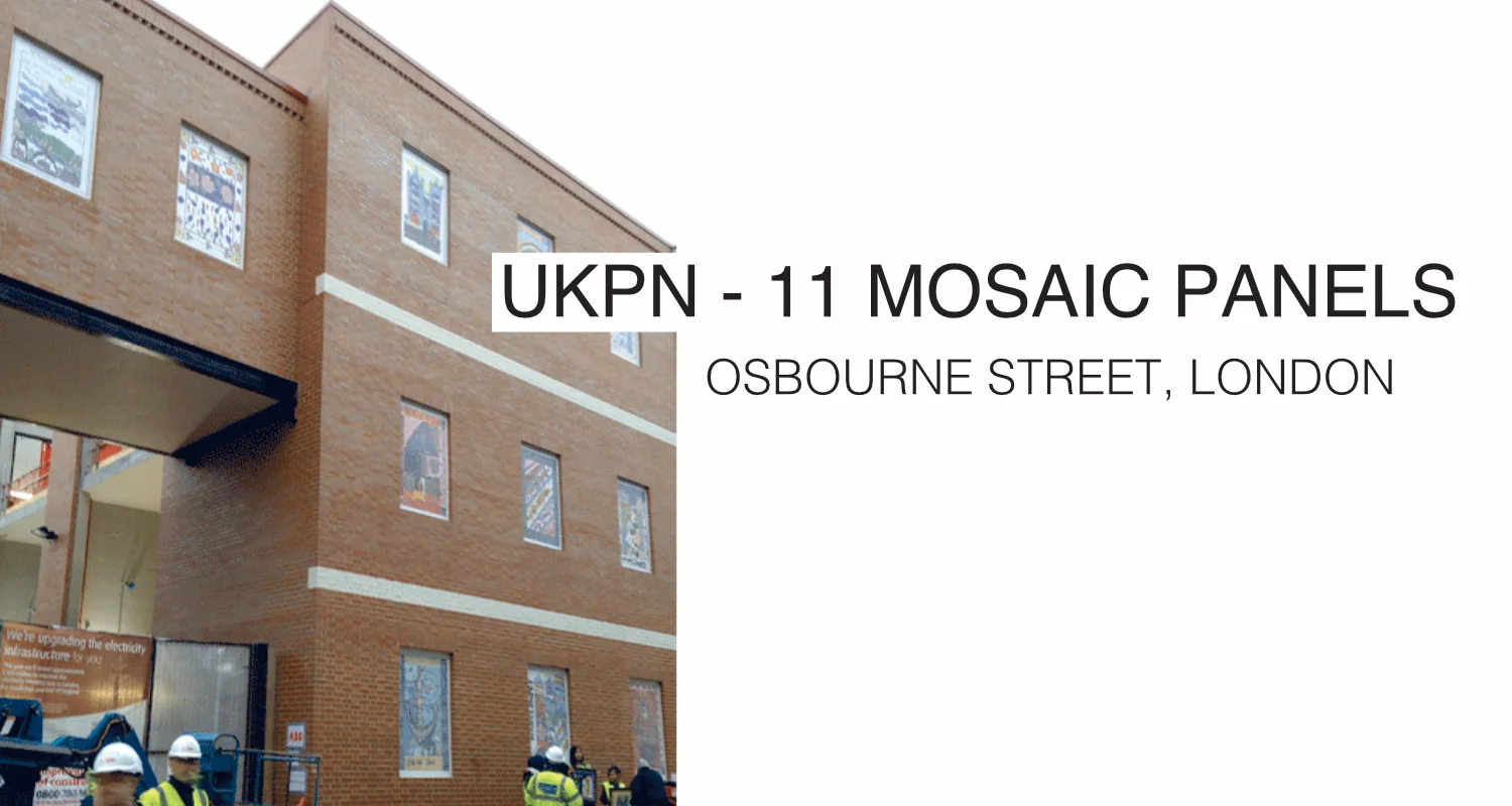 UKPN Screen Printed Glass Logo — Terry meets Julie