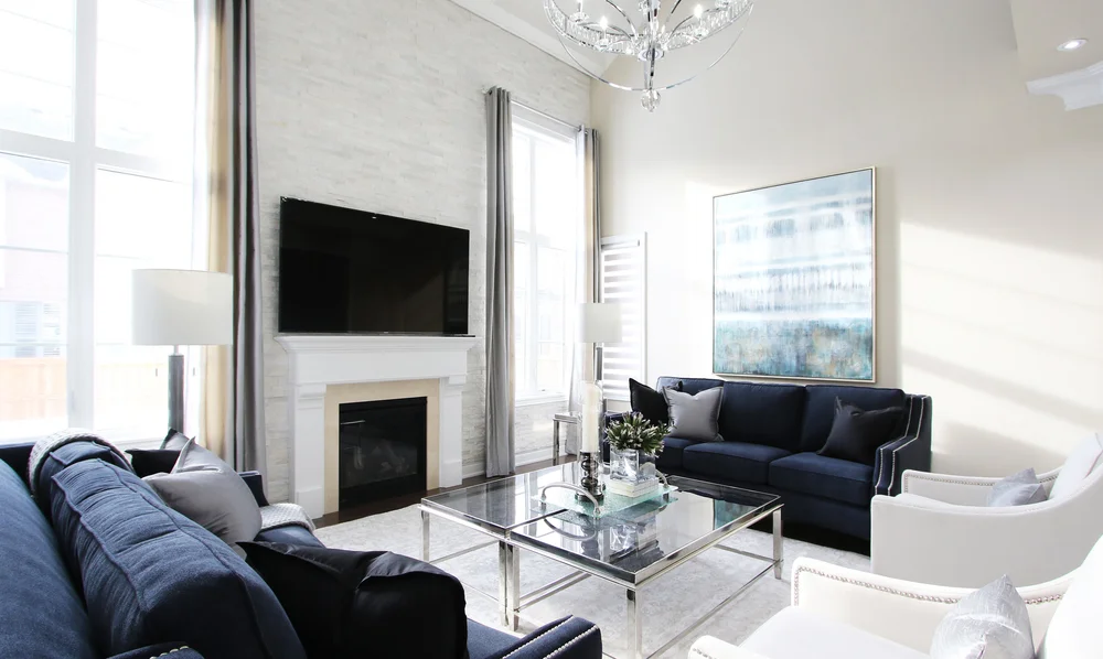 Navy Family Room Makeover — KIMMBERLY CAPONE INTERIOR DESIGN