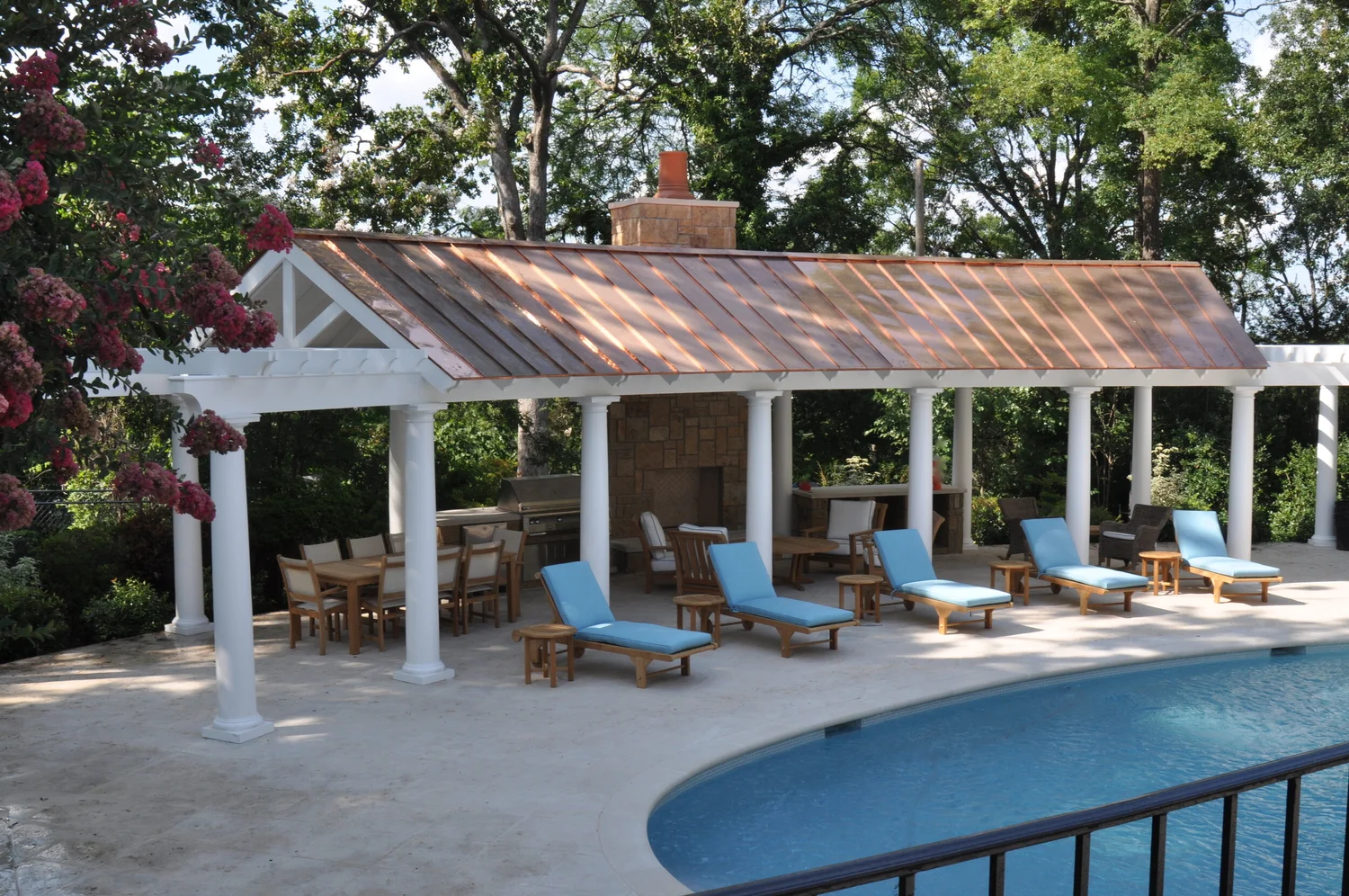 Front Porch and Pool Pavilion in Edgehill — Yeary Lindsey Architects