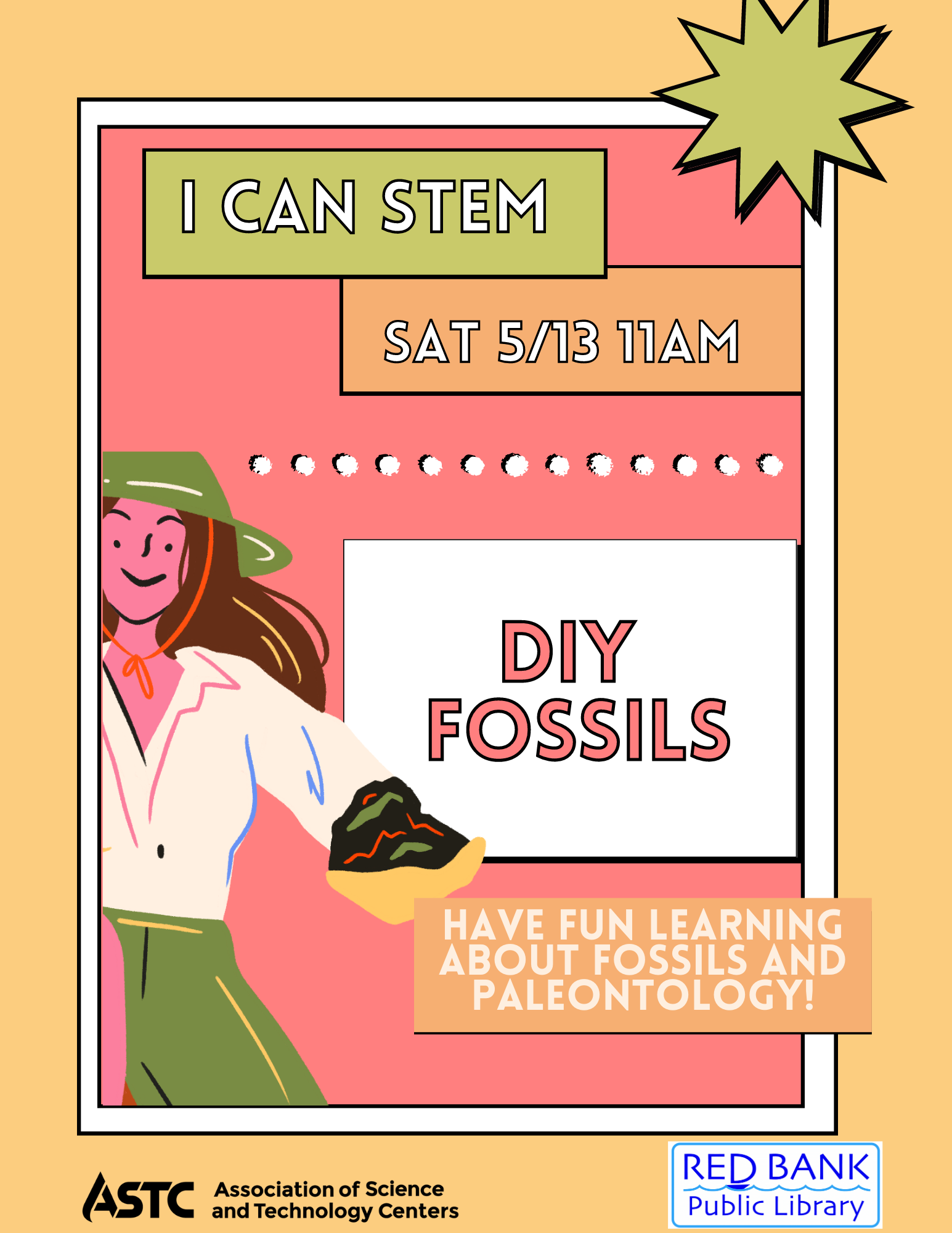 I Can Stem - DIY Fossils — Red Bank Public Library