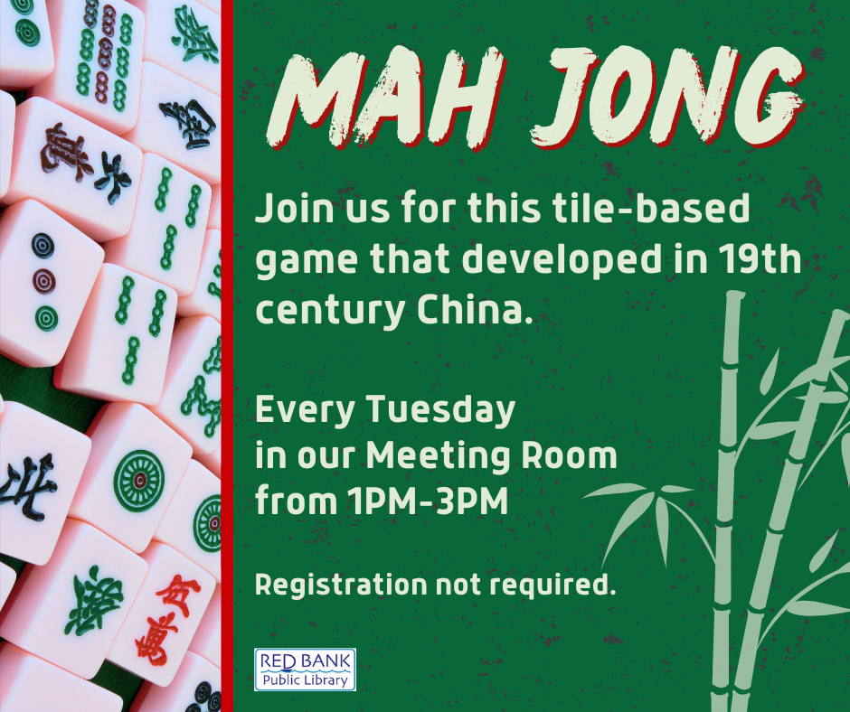 Mahjong — Red Bank Public Library