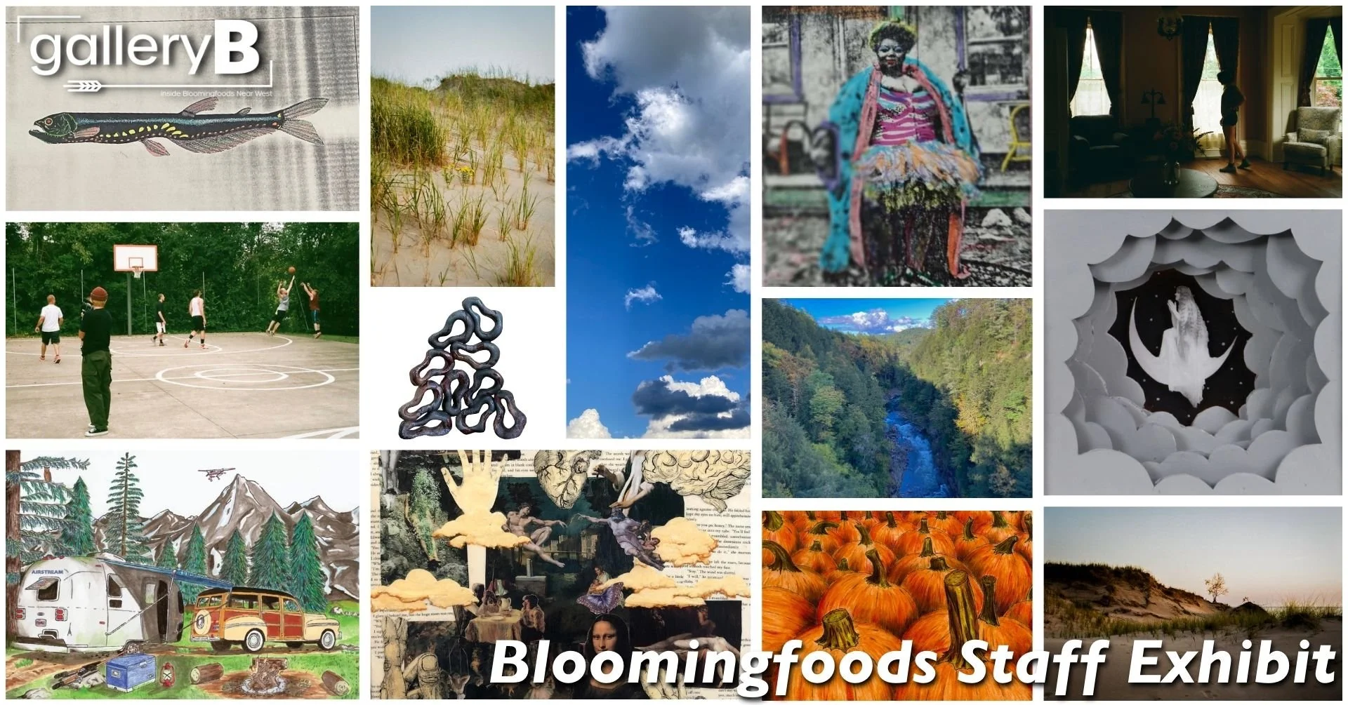 Gallery Walk - Bloomingfoods Staff Exhibit! — Bloomingfoods Co-op Market