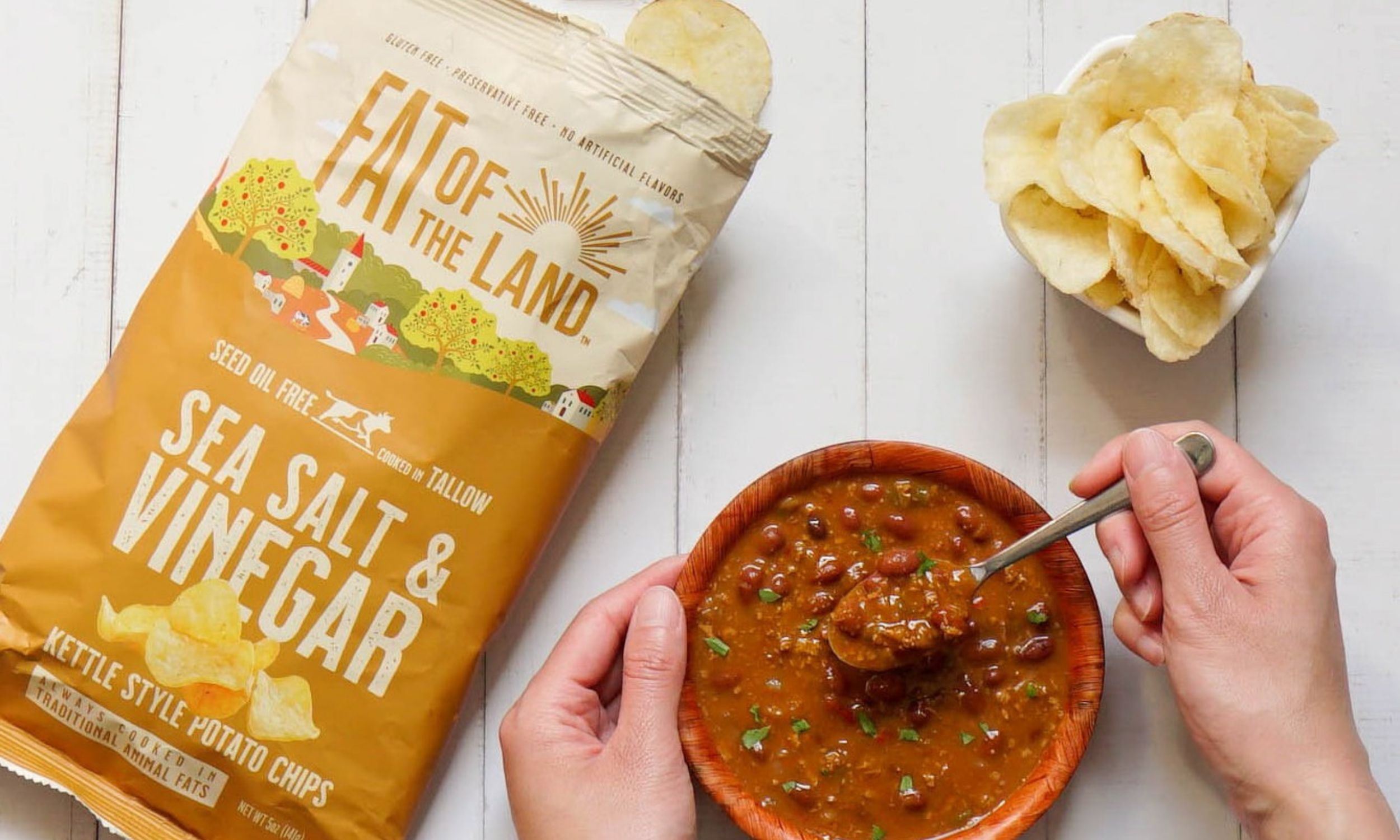 New Local Snack - Fat of the Land Kettle-Cooked Potato Chips ...