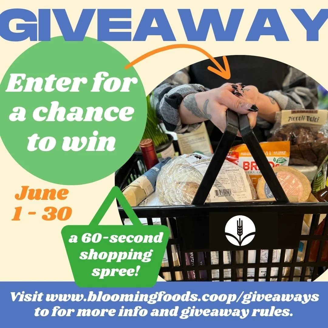 Giveaways — Bloomingfoods Co-op Market