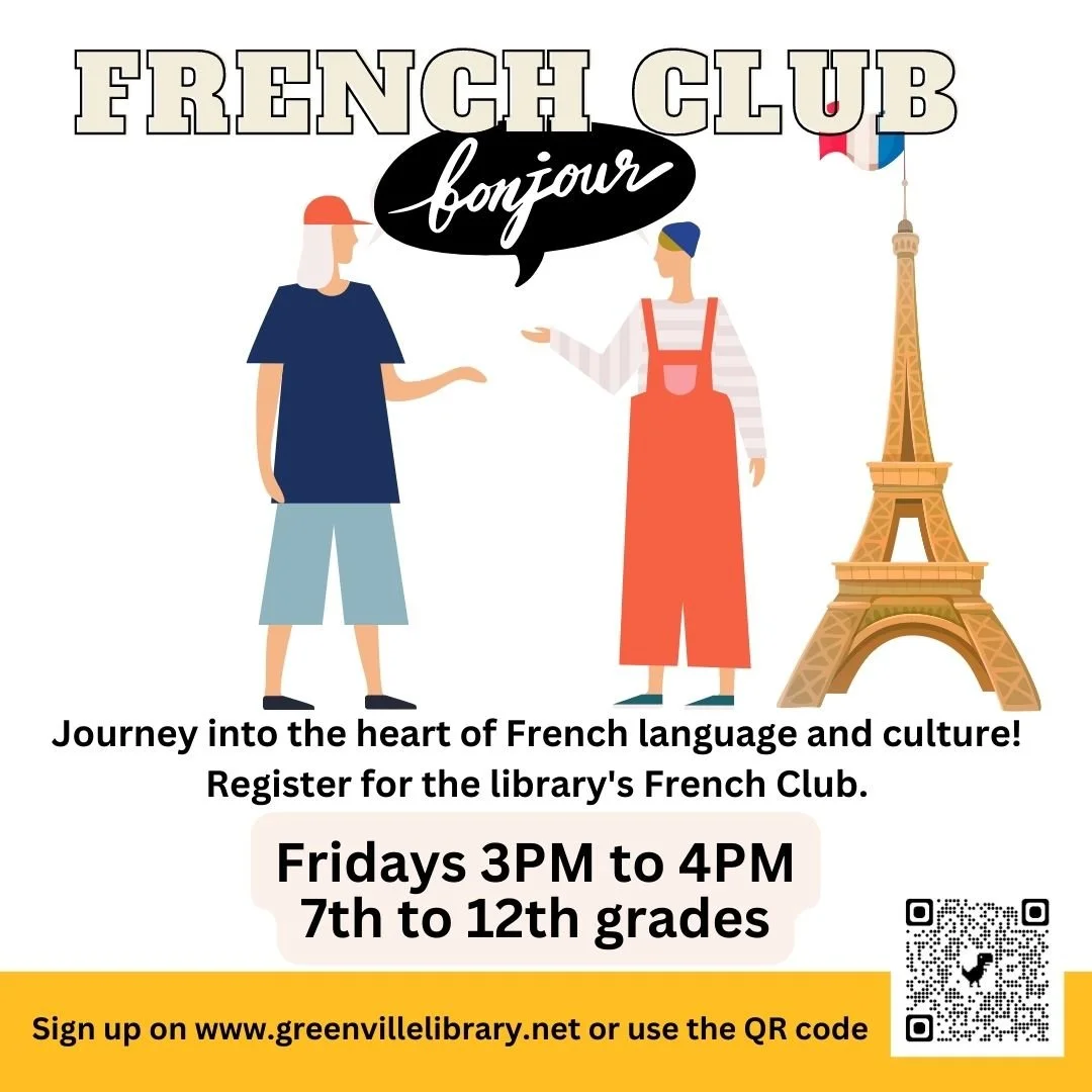 Young Adult Programs — Greenville Area Public Library