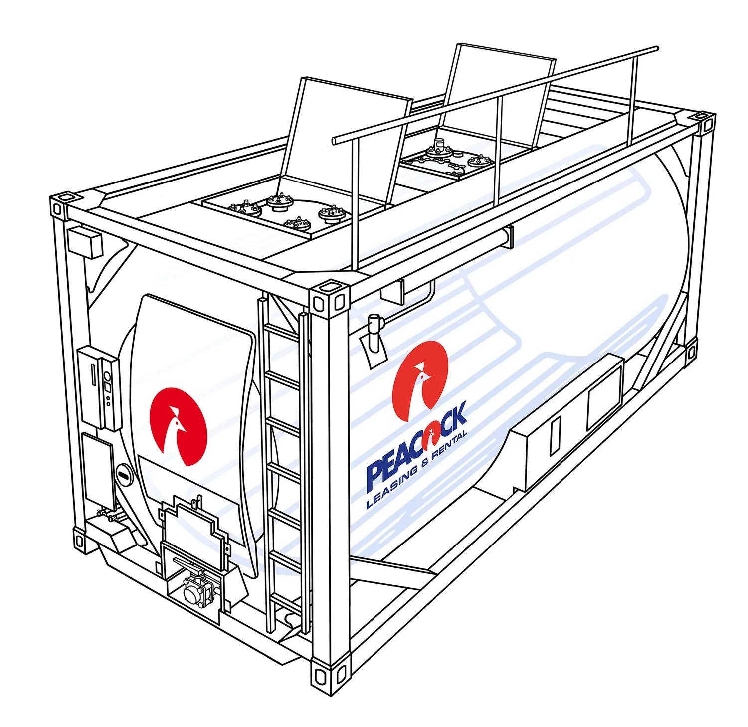 REEFER for battery electrolytes — PEACOCK - Tank Container Leasing & Rental