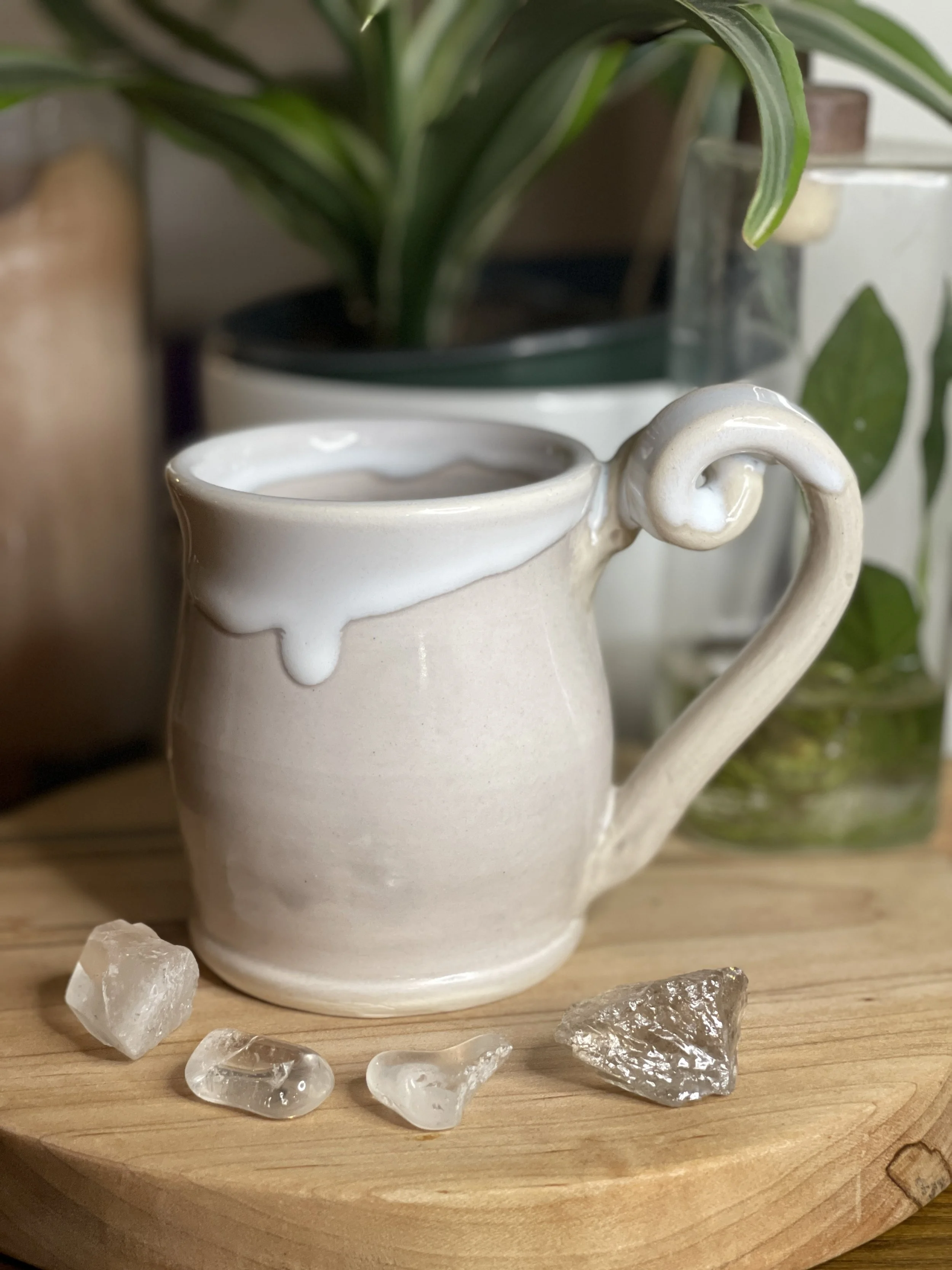 Clear Quartz Squiggly Cup — Fredamind