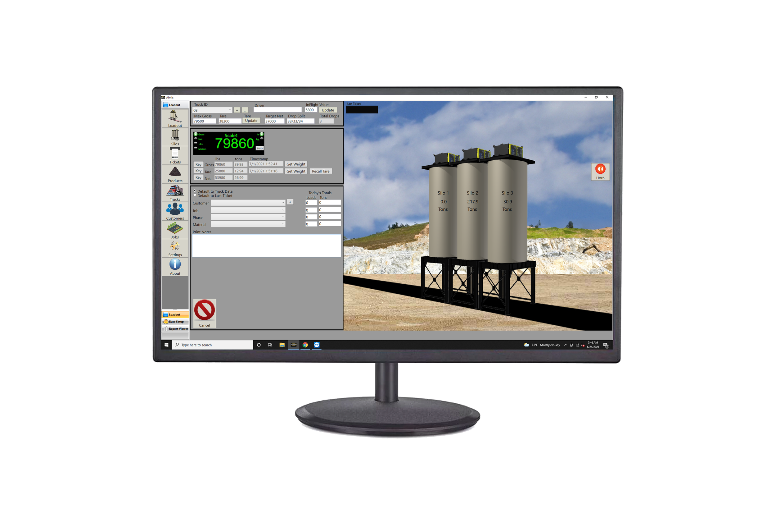 Insignia Loadout System — ALmix - Asphalt Equipment Company