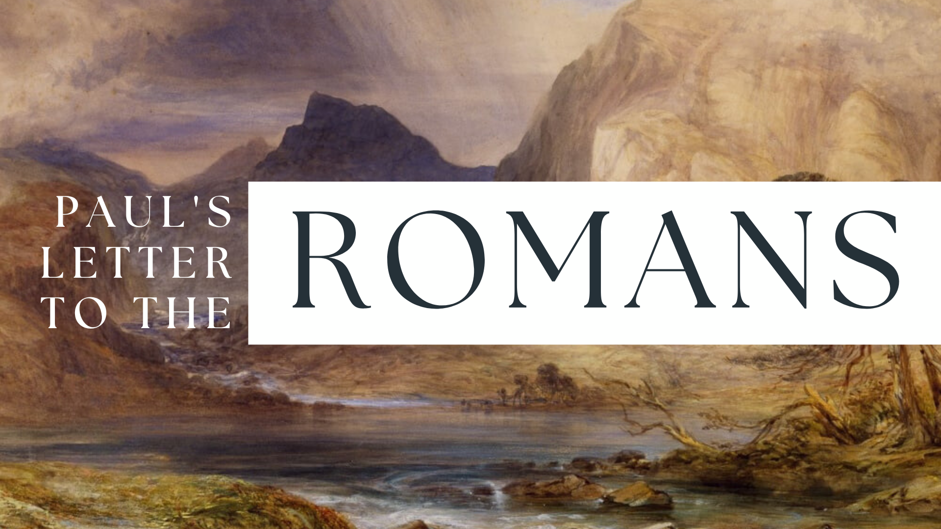 Get a Head Start on Romans — Sovereign Grace Church Parramatta
