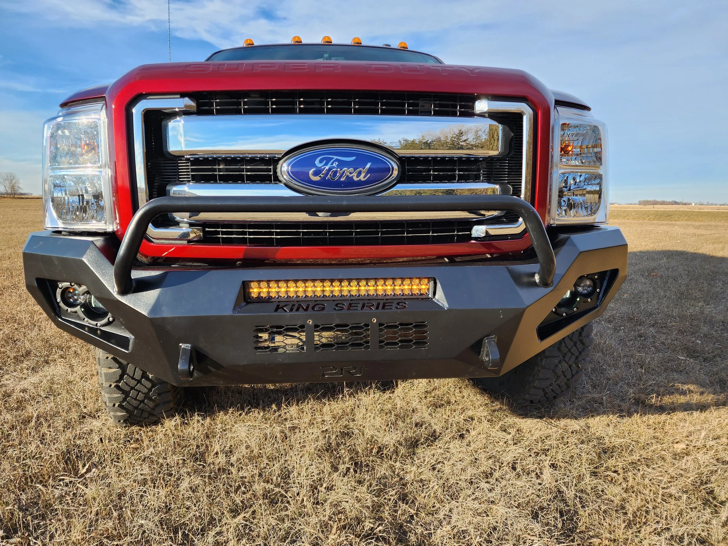 KING SERIES 6 DOOR PICKUP 2015 FORD F-250 RED SRW, Alumaduty 6 door ...
