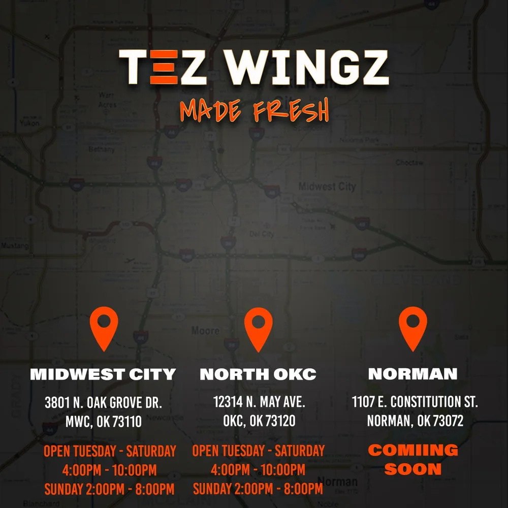 Menu — Tez Wingz