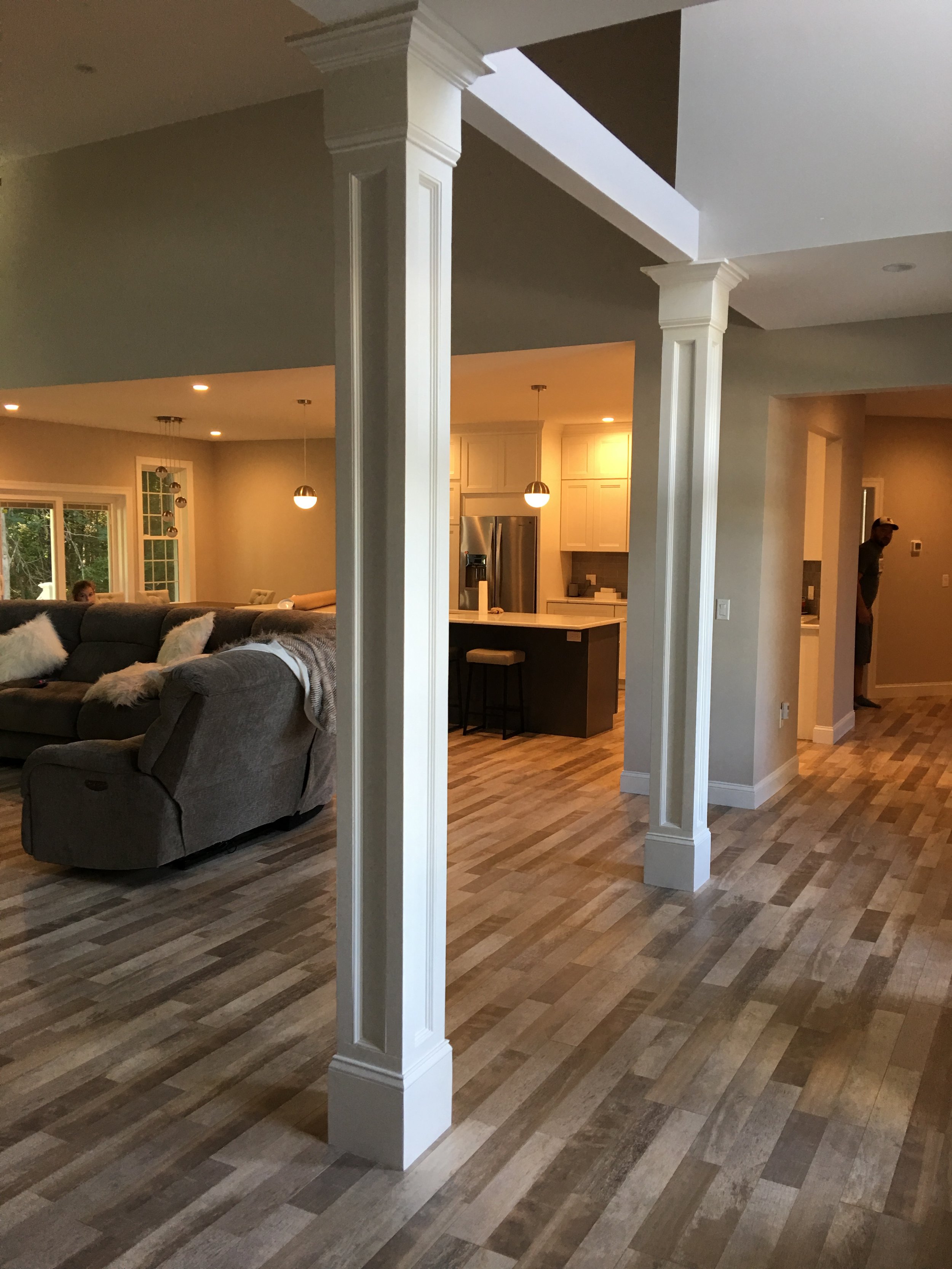 Custom Columns — Pilesgrove New Jersey Home Renovation