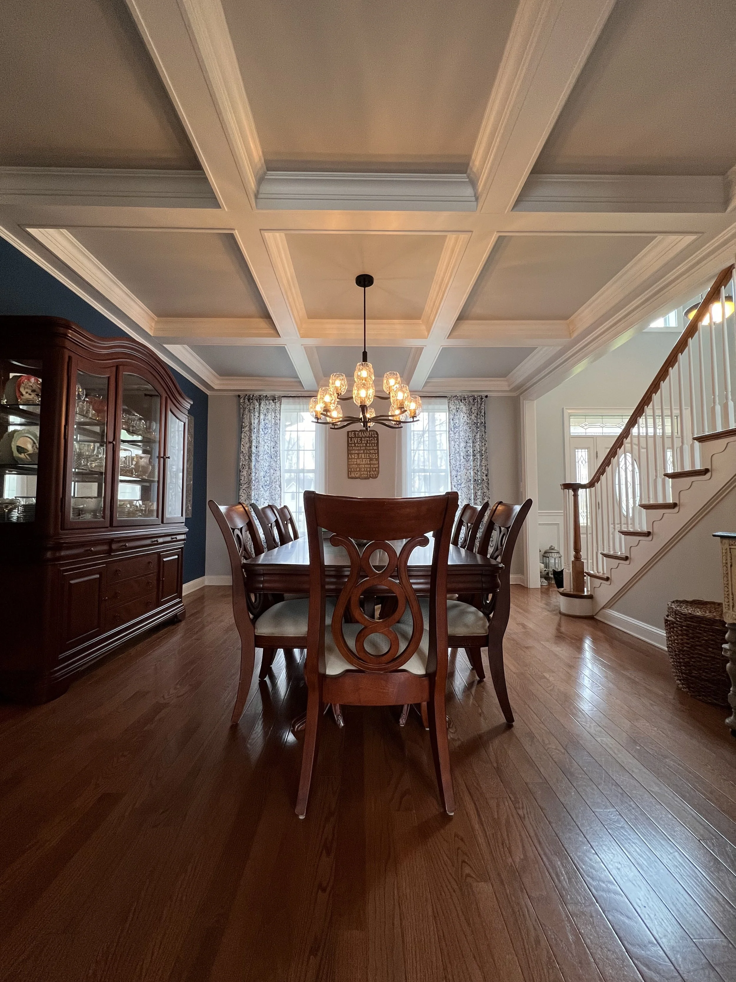 Coffered Ceiling — Pilesgrove New Jersey Home Renovation