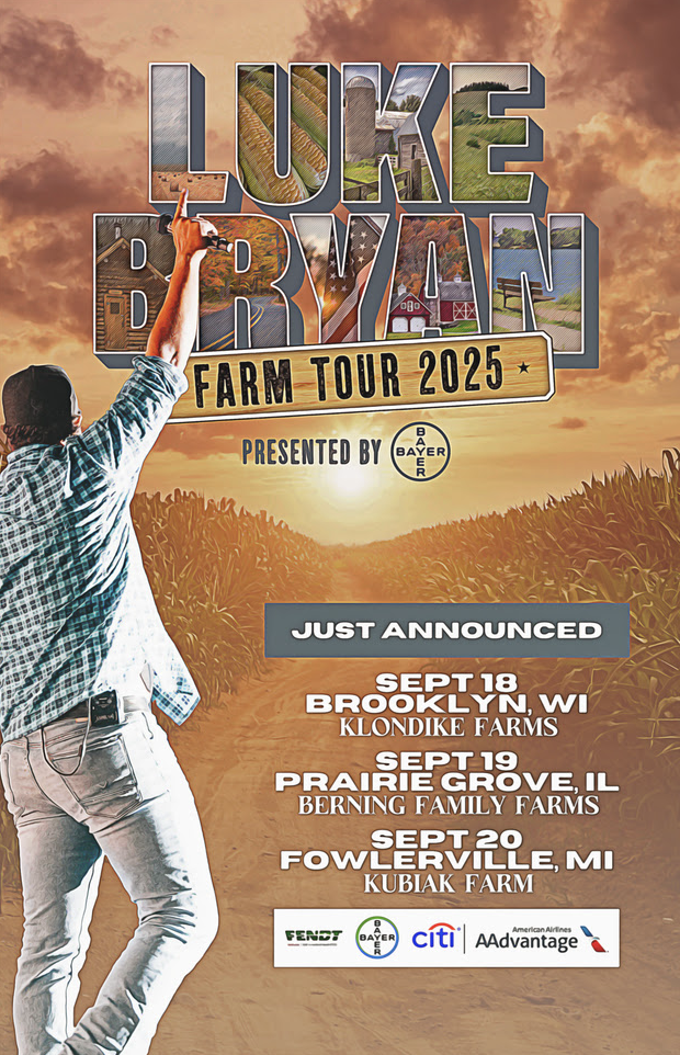 SOLD OUT! Luke Bryan: Farm Tour in Prairie Grove — McHenry County Living