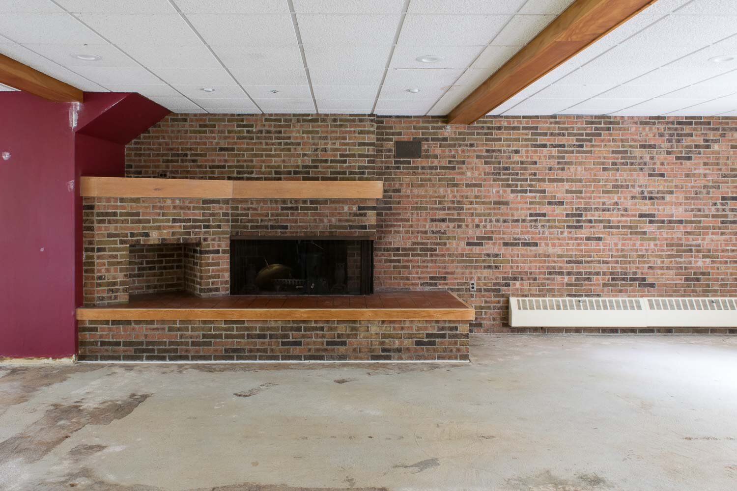 A Modern Cement Tile Stenciled Fireplace (+ Easy Tutorial) — This Giant ...
