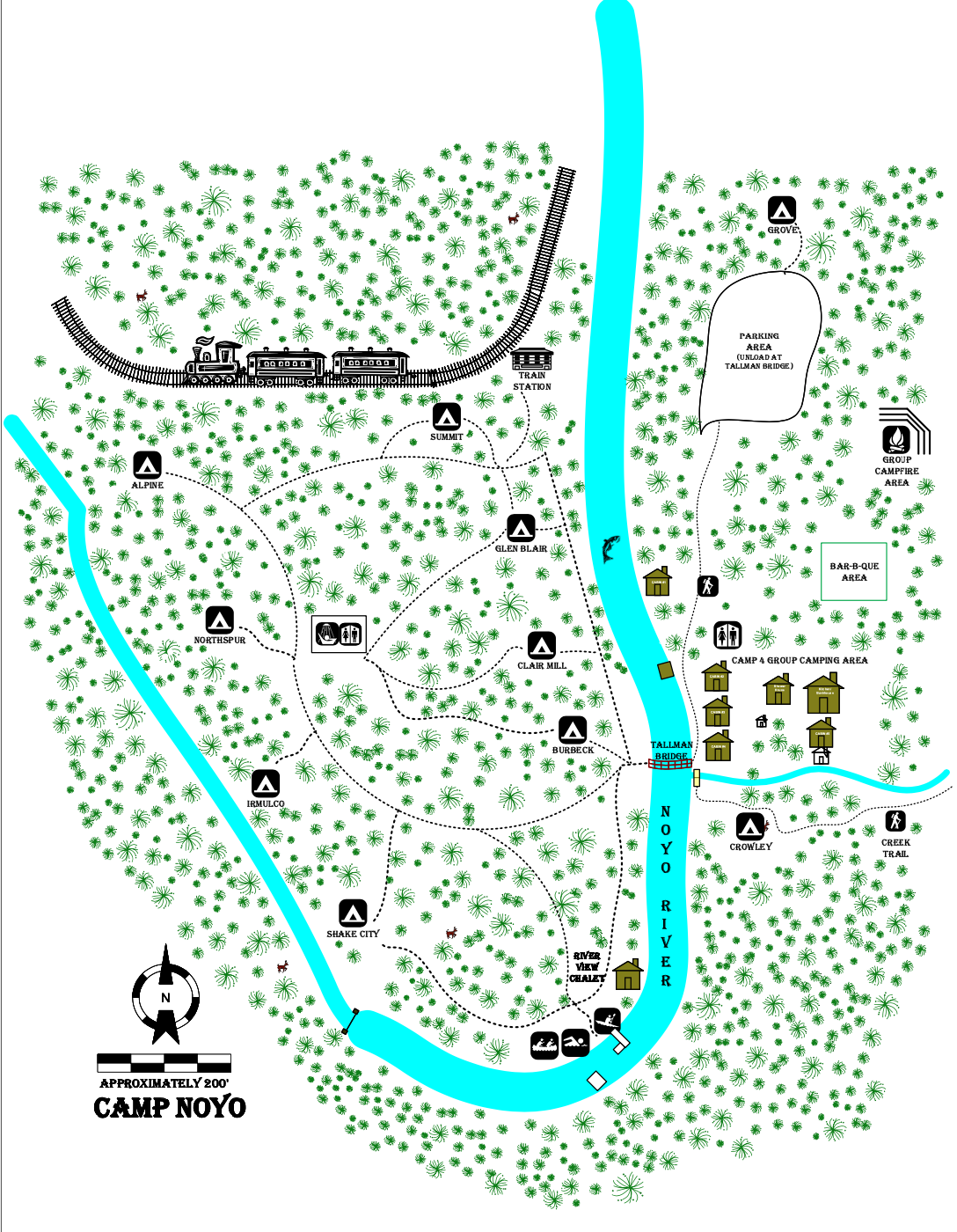 Camp Map — Camp Noyo