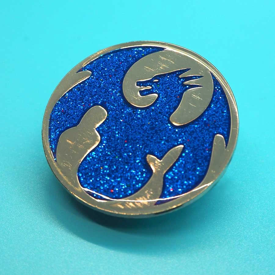 Subzero Dragon Badge — World of Yarn