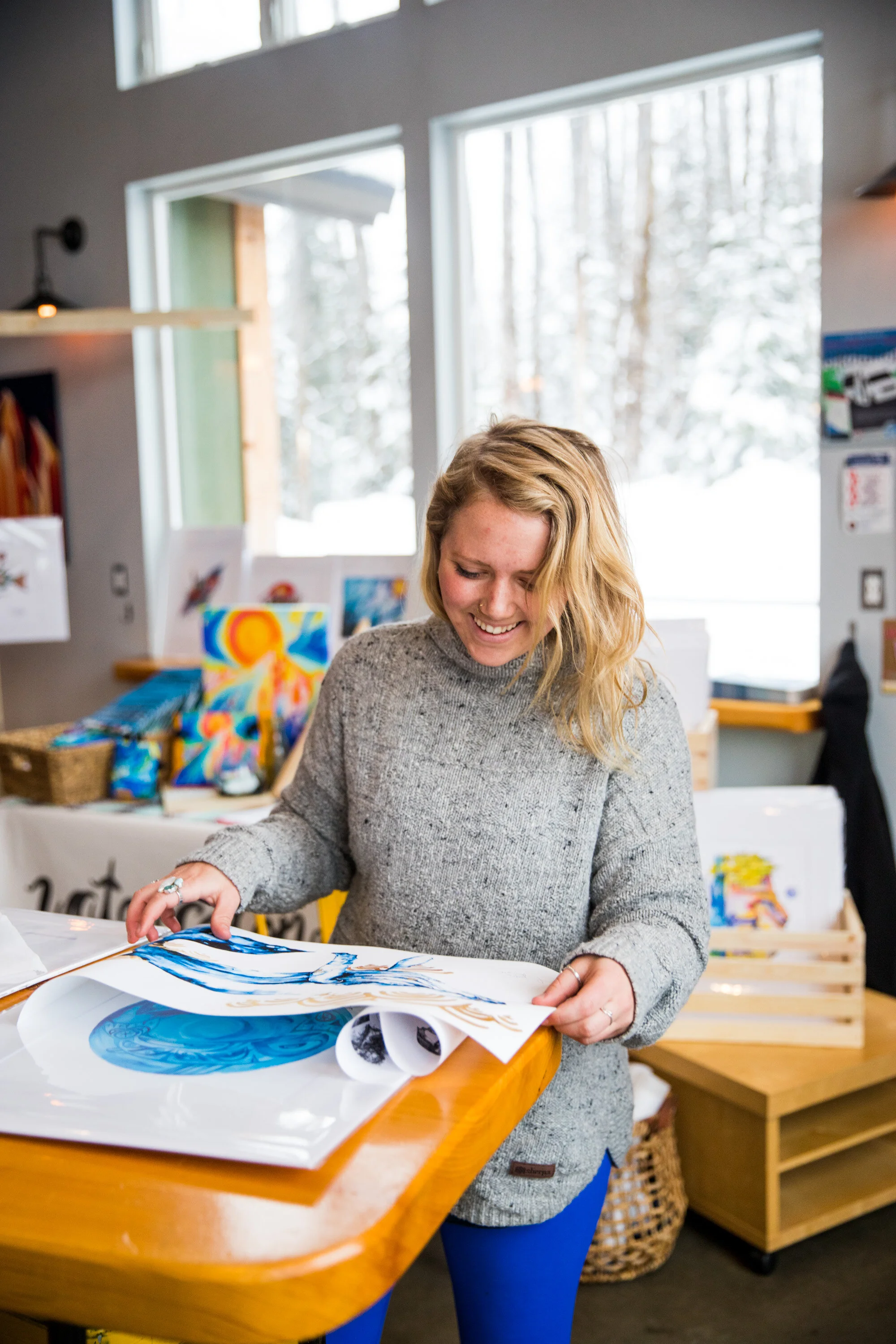 About the Artist — original art by Hailey Thompson