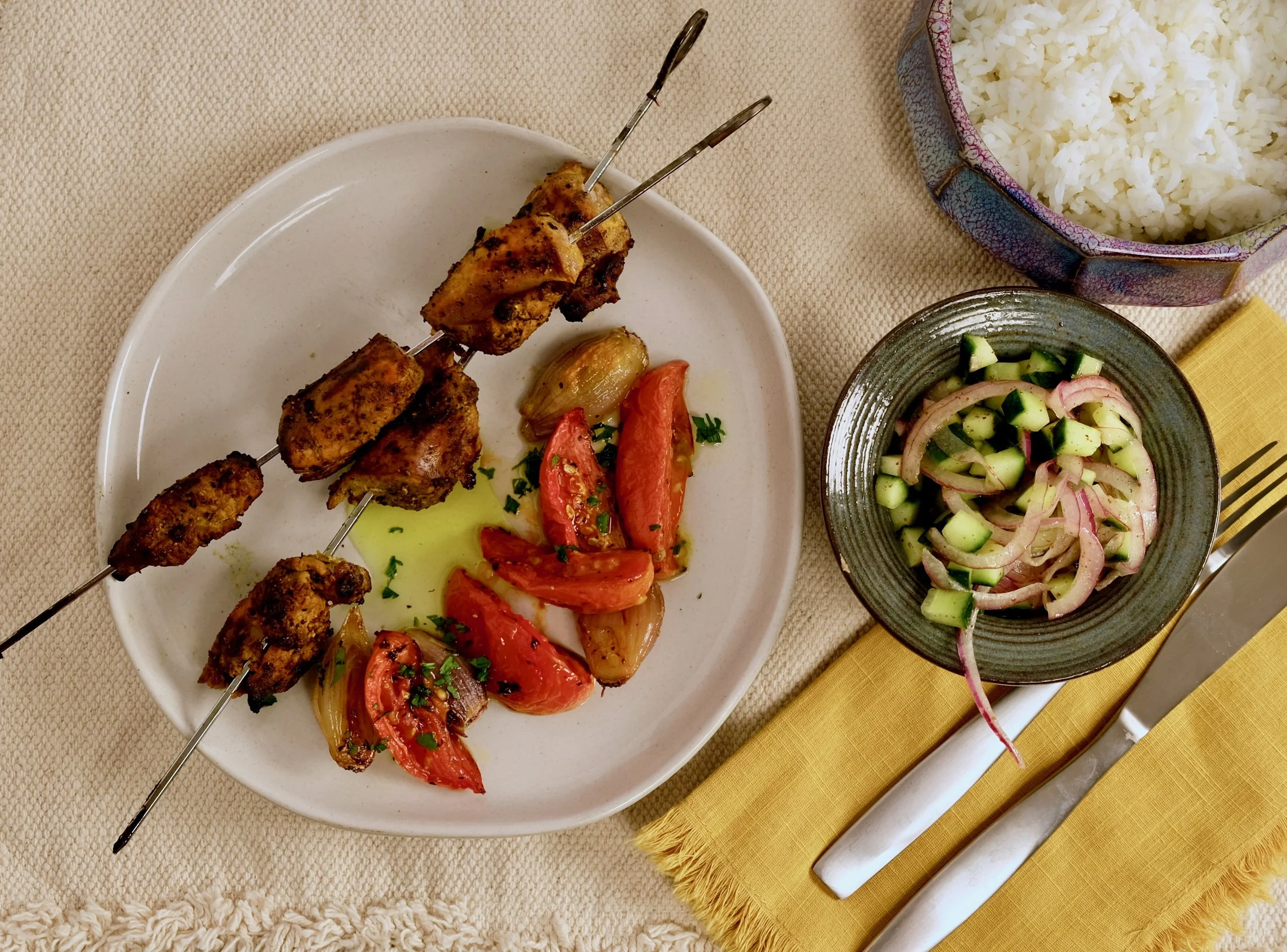 Saffron & Turmeric Rabbit Kebabs — Elevated Wild