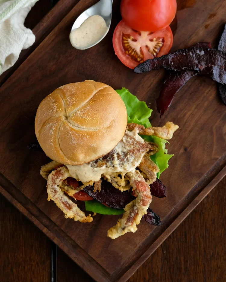 Fried Soft Shell Crab BLT Recipe — Elevated Wild